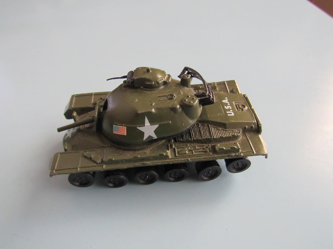 Vintage Zylmex T412 Patton Tank Diecast Free Shipping - Etsy