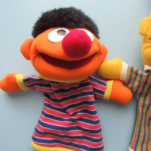 Vintage Applause Sesame Street Bert & Ernie Hand Puppets - Etsy