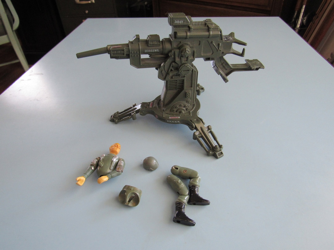Vintage GI Joe FLAK Cannon & Hawk Action Figure 1982 Free Shipping - Etsy