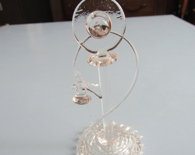 Vintage Spun Glass Telephone Figurine Free Shipping - Etsy