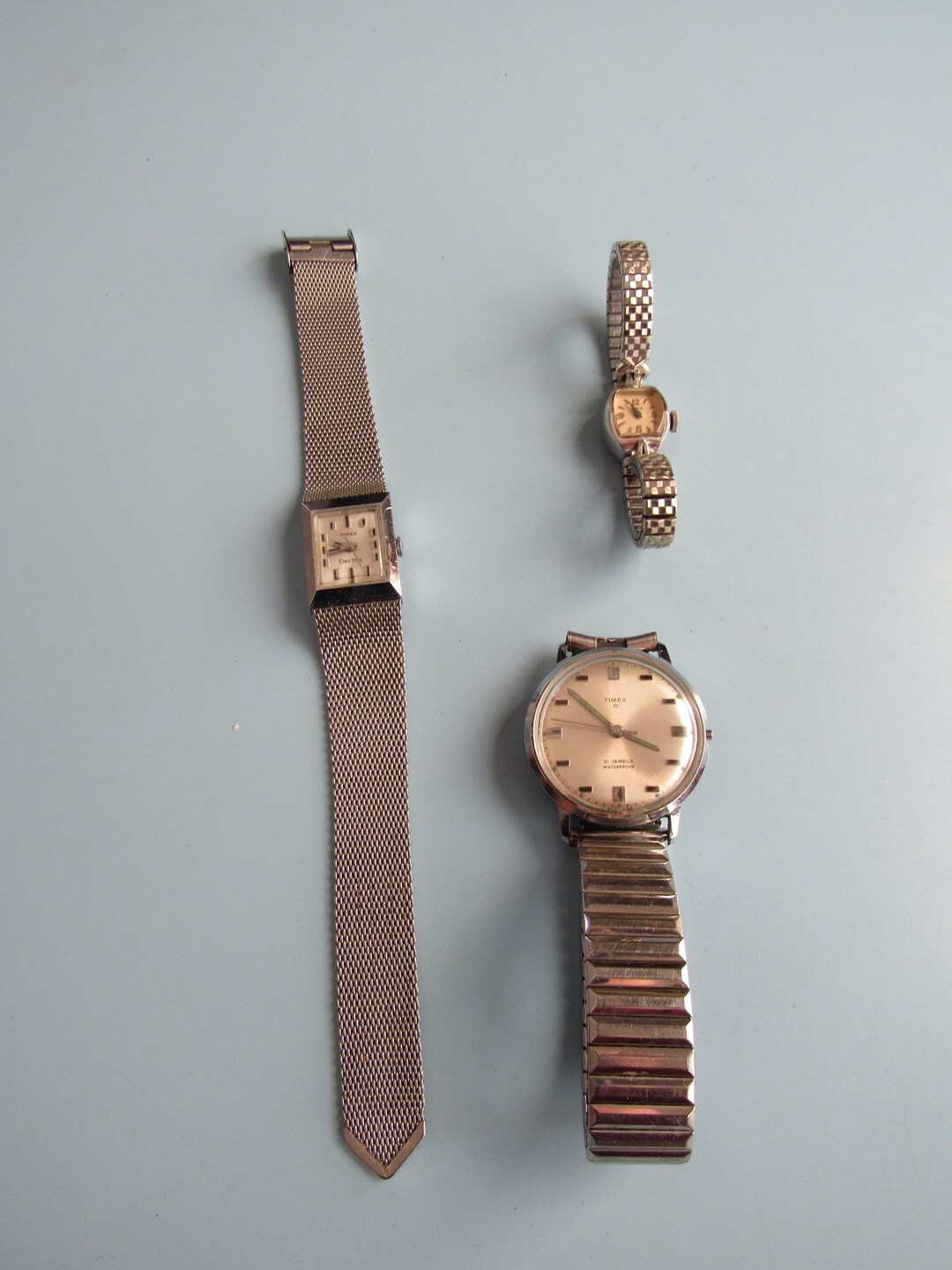 Lot of 3 Vintage Watches Need Work Elgin Timex Free Shipping - Etsy