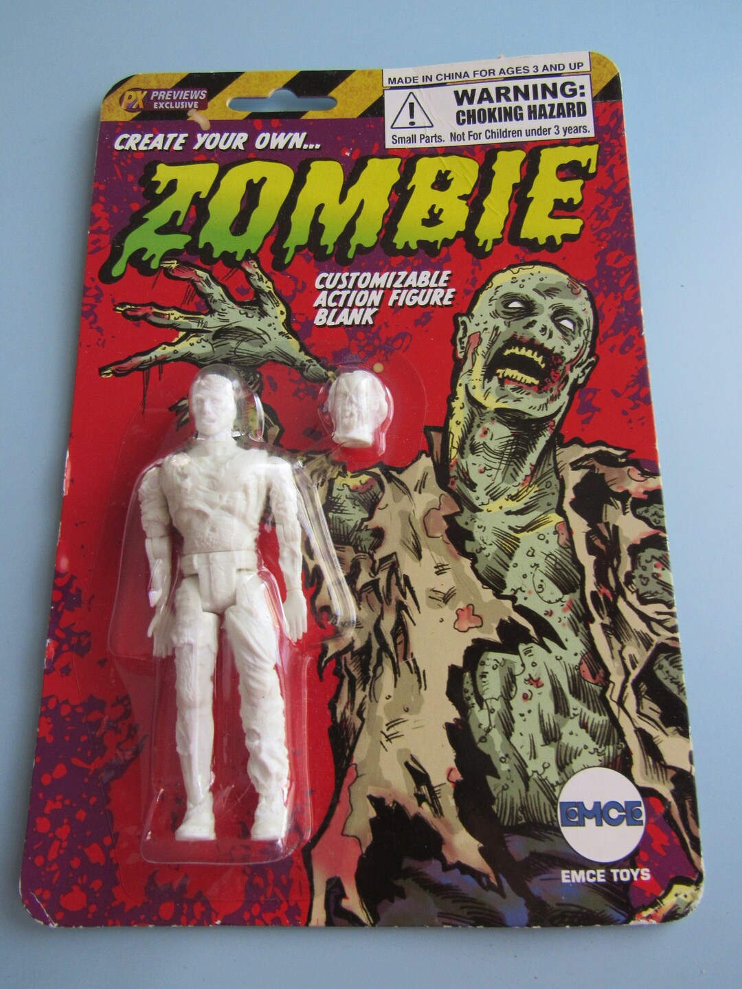 Emce Create Your Own Zombie Customizable Action Figure Blank 2000 New ...