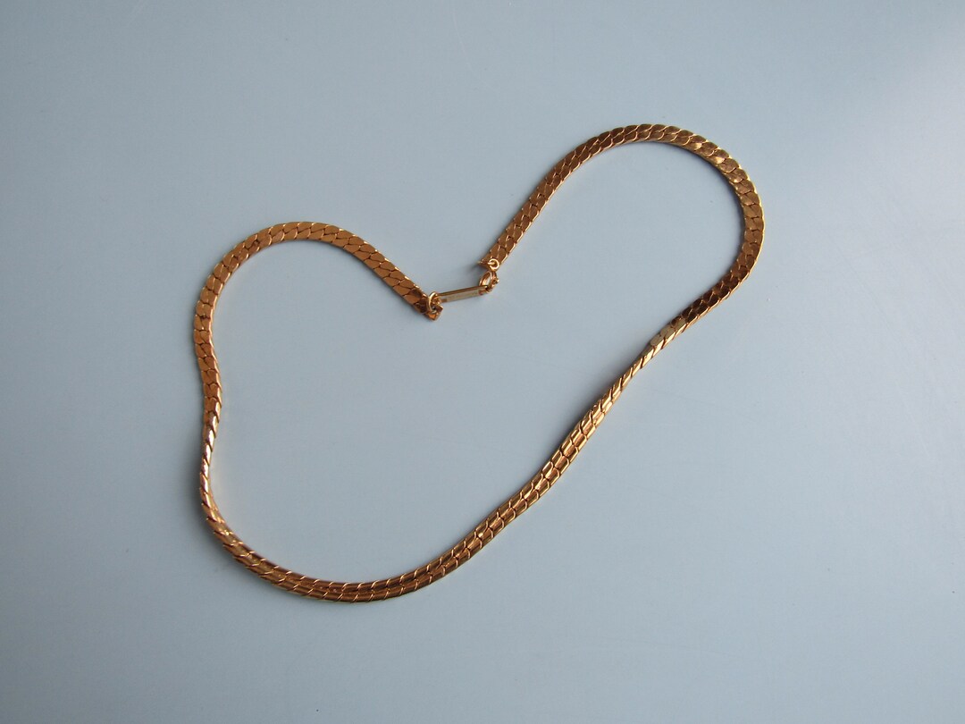 Vintage Amway Heavy Gold Tone Chain Necklace Free Shipping - Etsy