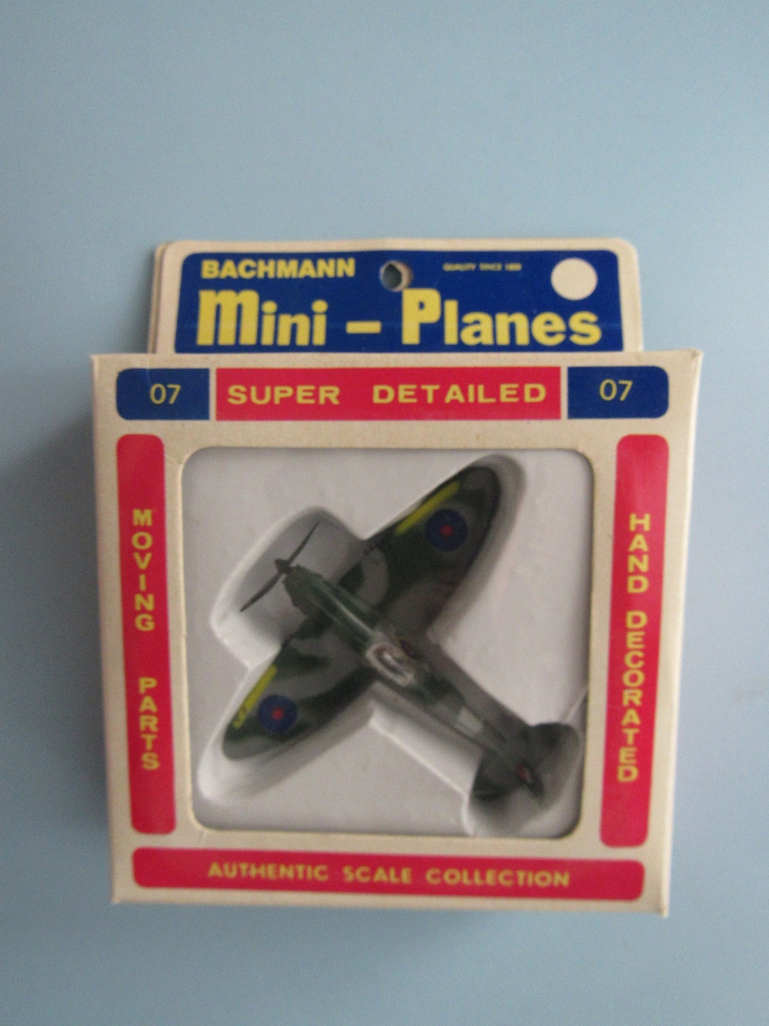 Vintage Bachmann Mini-planes British Spitfire No. 07 Free Shipping - Etsy