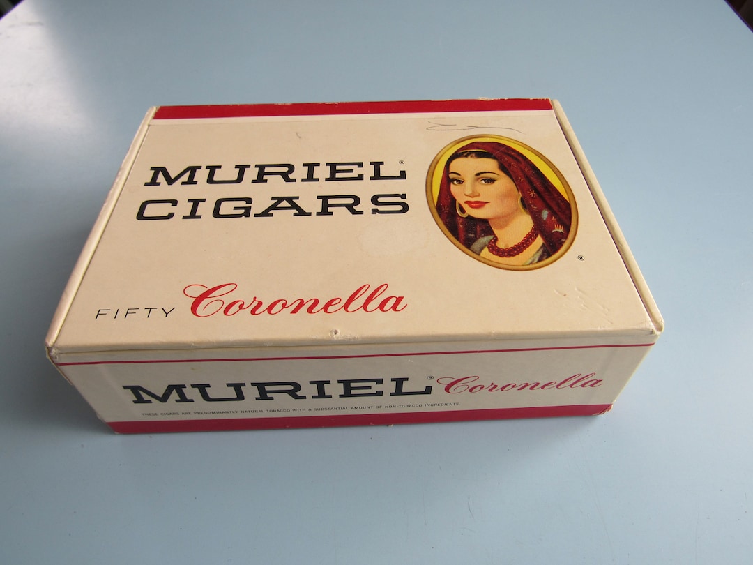 Vintage Muriel Cigars Fifty Coronella Cigar Box Free Shipping - Etsy