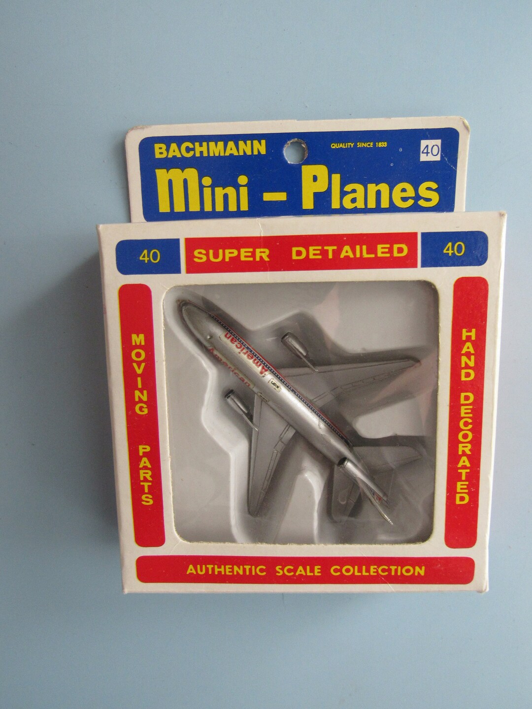 Vintage Bachmann Mini-planes Douglas DC-10 No. 40 American Airlines Free Shipping - Etsy