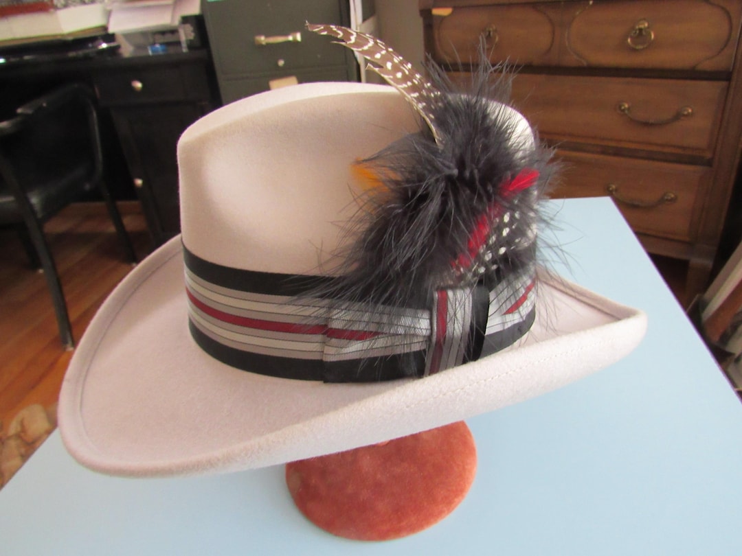 Vintage Adam Swag Designer Collection Fedora Hat Size Medium Free ...