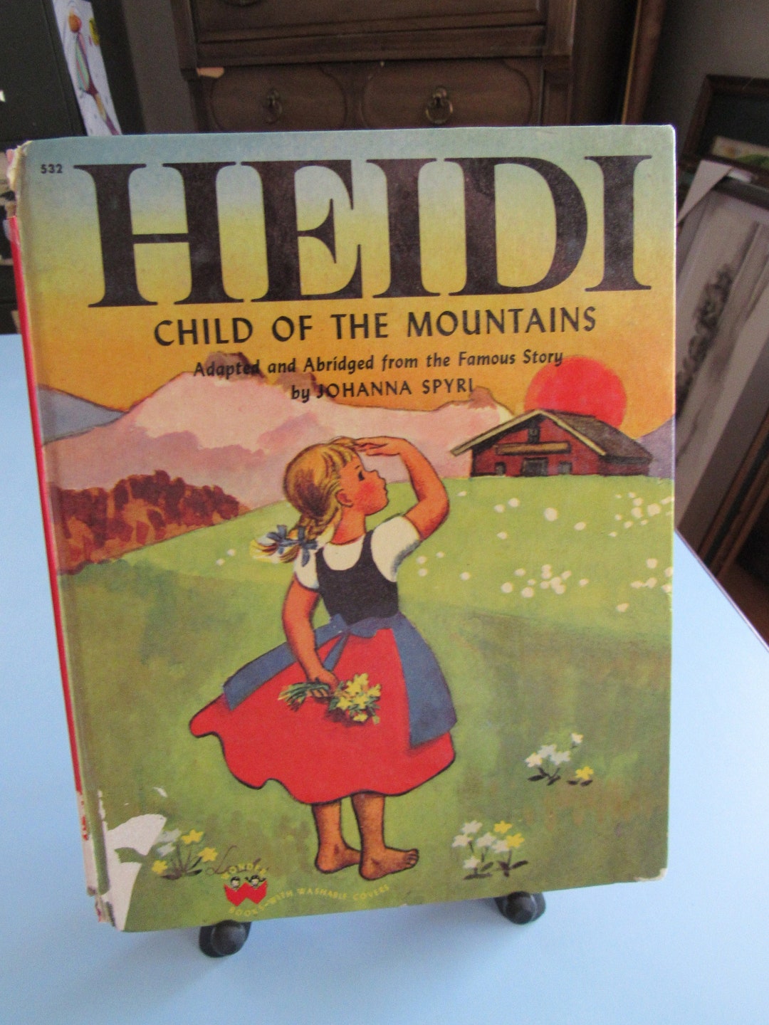 Heidi Child of the Mountains by Johanna Spyri 1950 Free Shipping - Etsy