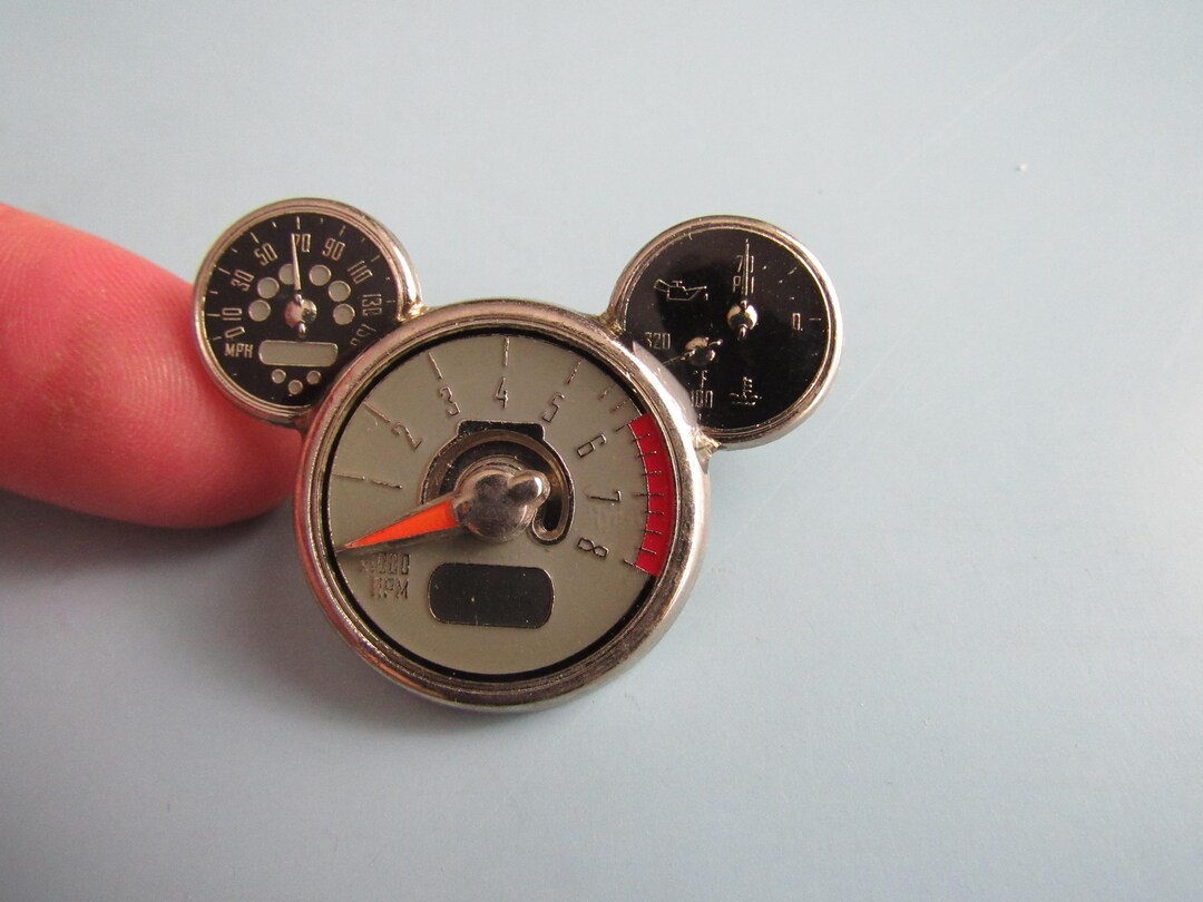 Vintage Walt Disney Mickey Mouse Instrument Cluster Pin Free Shipping ...