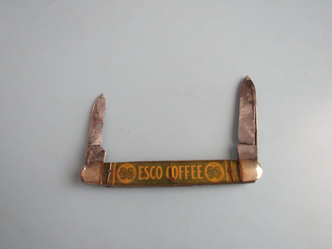 Vintage Vignos Pocket Knife Esco Coffee Free Shipping - Etsy