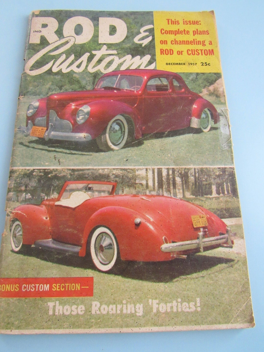 Rod & Custom Magazine December 1957 Free Shipping - Etsy