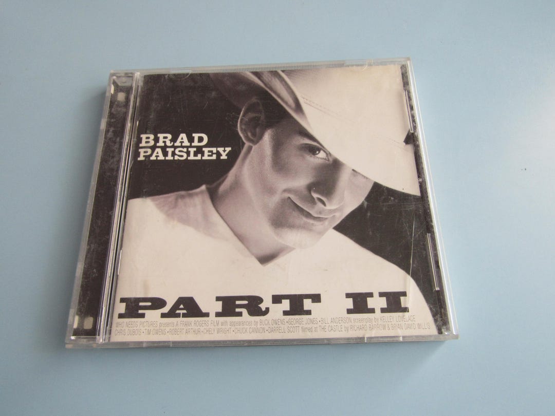 Brad Paisley Part II CD 2002 Free Shipping - Etsy
