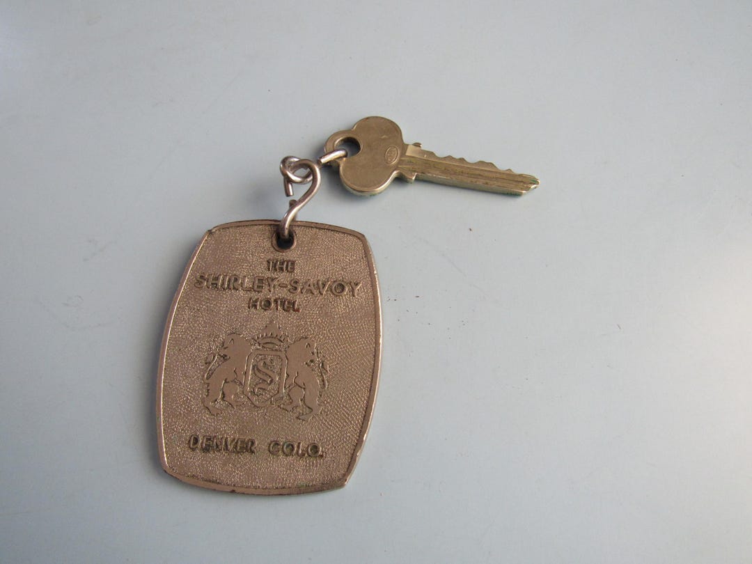 Vintage Shirley-savoy Hotel Key & Fob Denver Colorado Free Shipping - Etsy