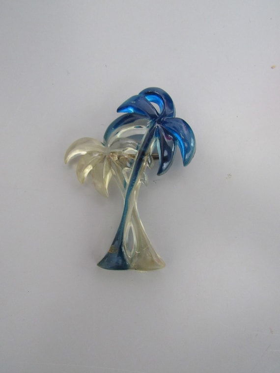 vintage lucite palm trees - Gem