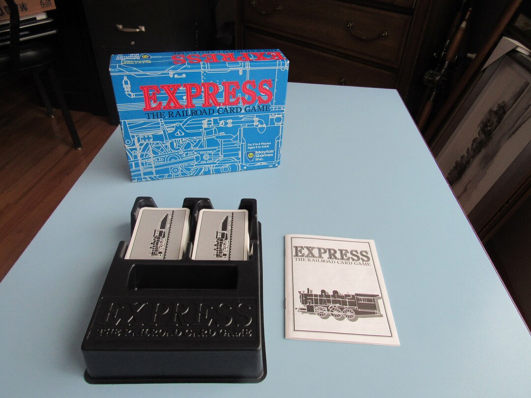 Vintage Express: the Railroad Card Game 1991 Mayfair Free Shipping - Etsy
