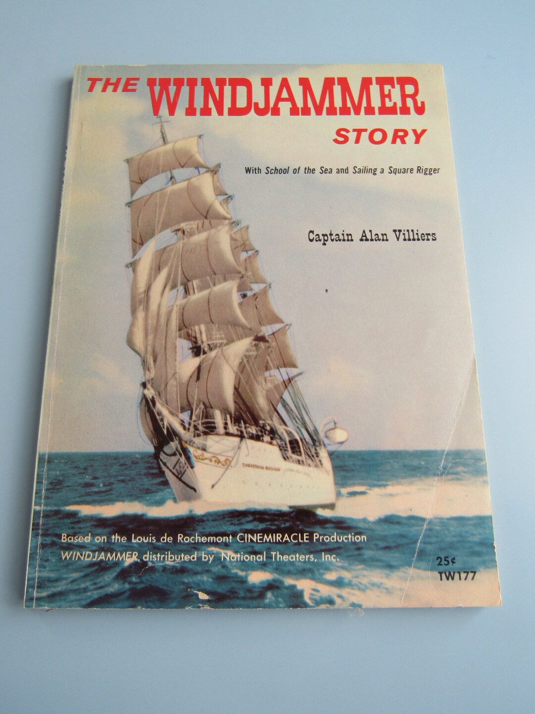 The Windjammer Story by Captain Alan Villiers 1963 Free Shipping - Etsy