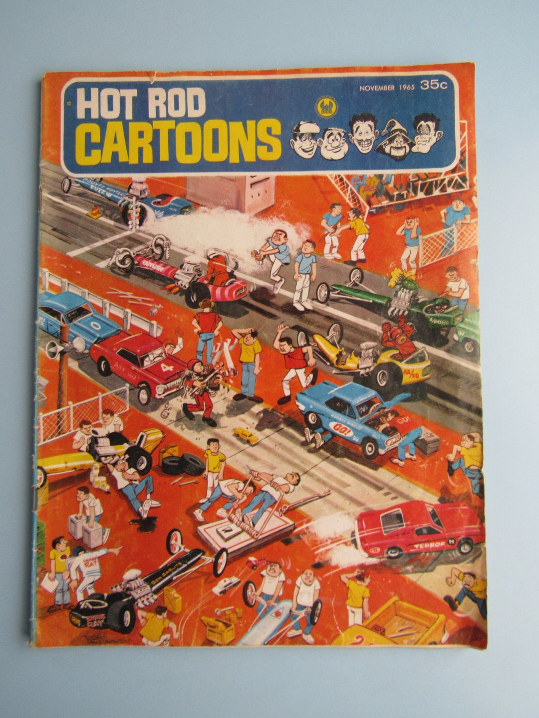 Hot Rod Cartoons Magazine November 1965 Free Shipping - Etsy