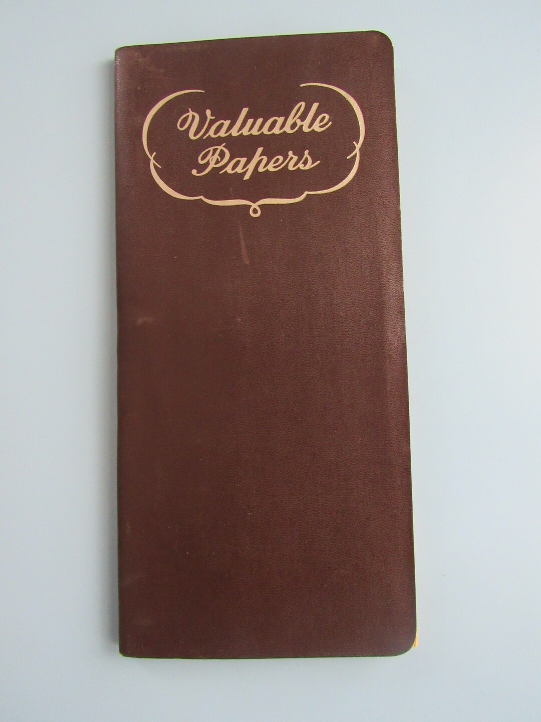 Vintage Valuable Papers Portfolio Free Shipping - Etsy
