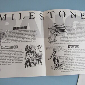 Vintage Milestone Media DC Comics Retailer Promotional Package Poster ...