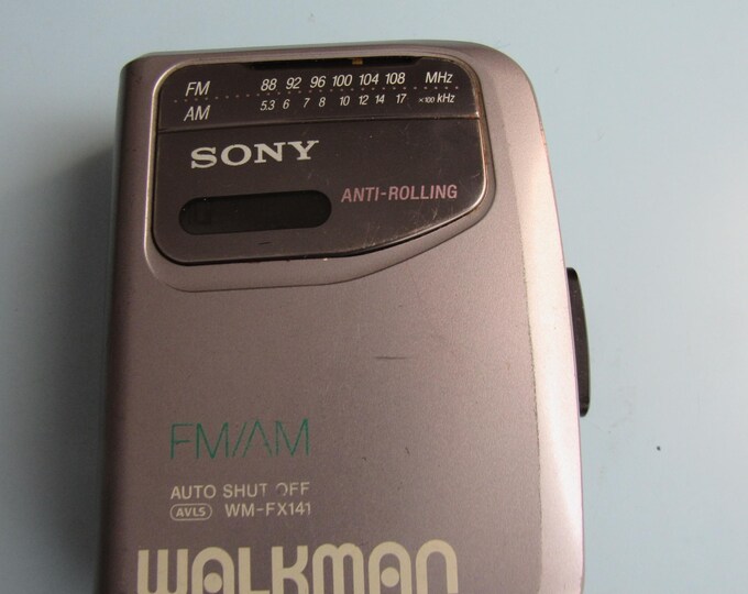 Vintage Sony Walkman FM/AM Stereo Cassette Player WM-FX141 Needs Work ...