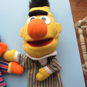 Vintage Applause Sesame Street Bert & Ernie Hand Puppets - Etsy