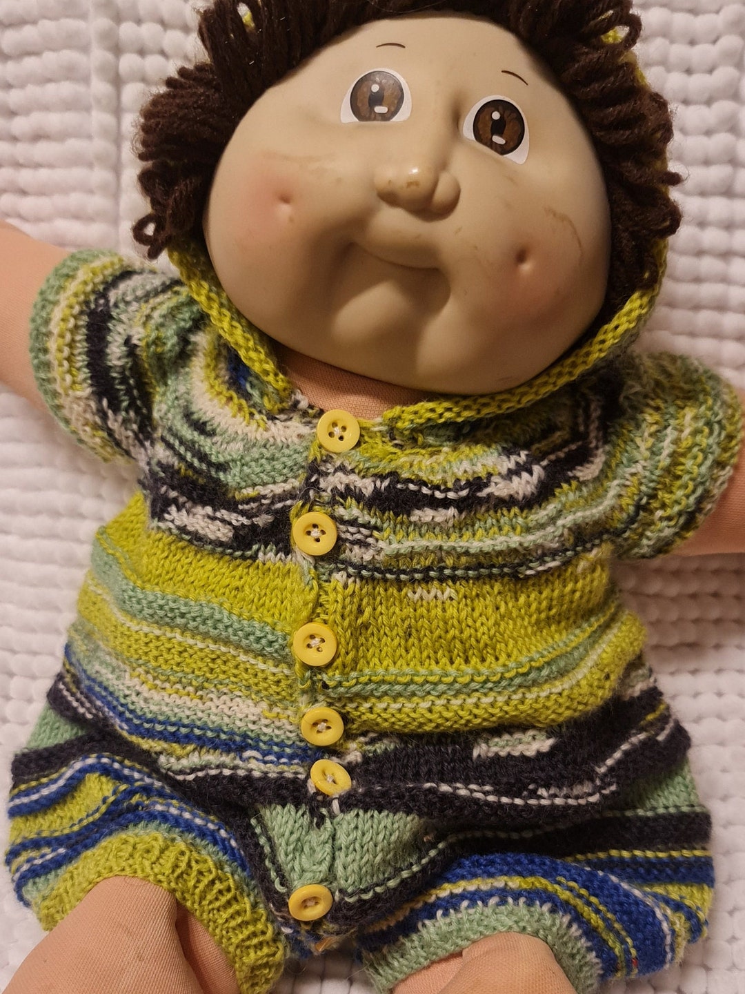 Hand Knitted Onesie for 1416 Mattel Cabbage Patch Kid Doll 124 - Etsy