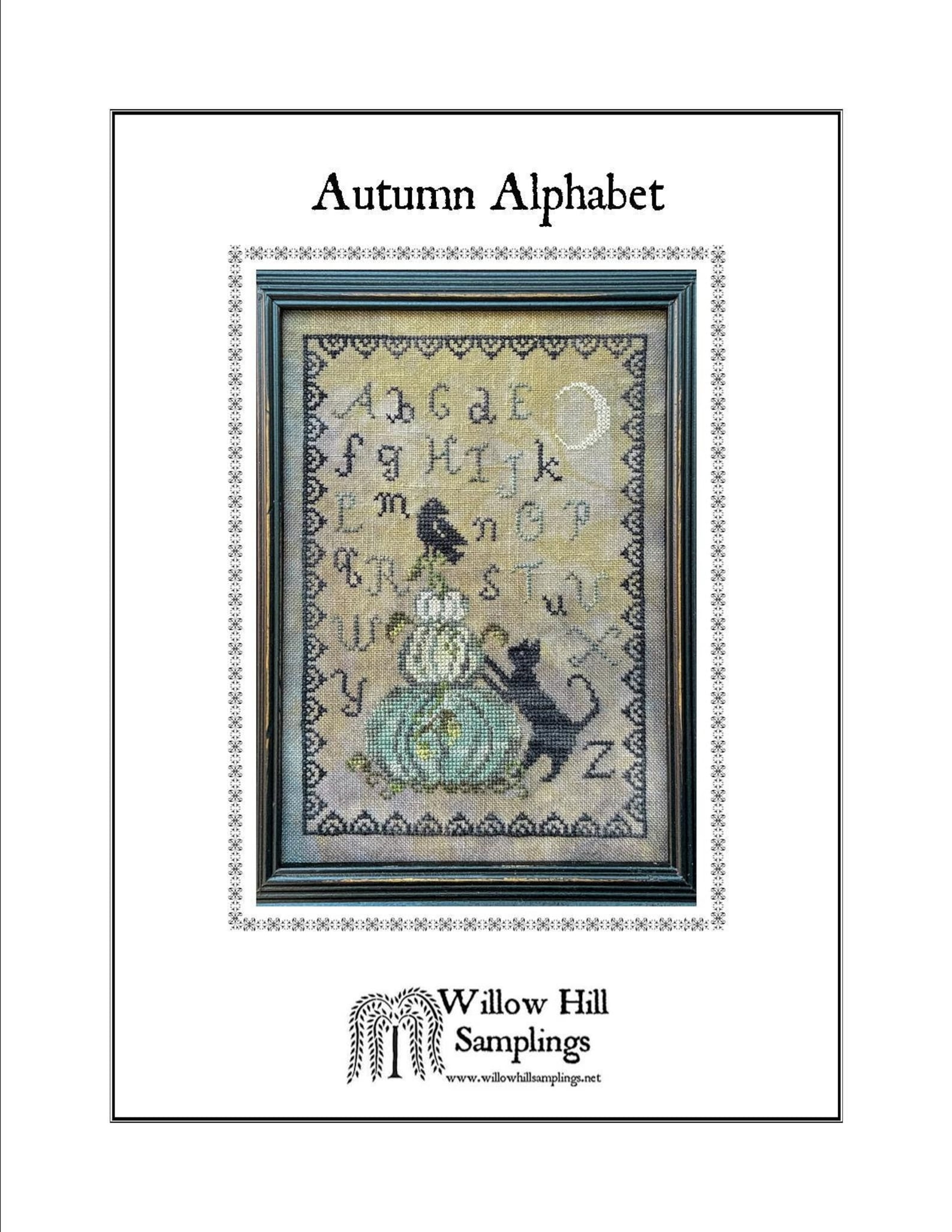 Autumn Alphabet, by Willow Hill Samplings. Cross Stitch Pattern DIGITAL ...