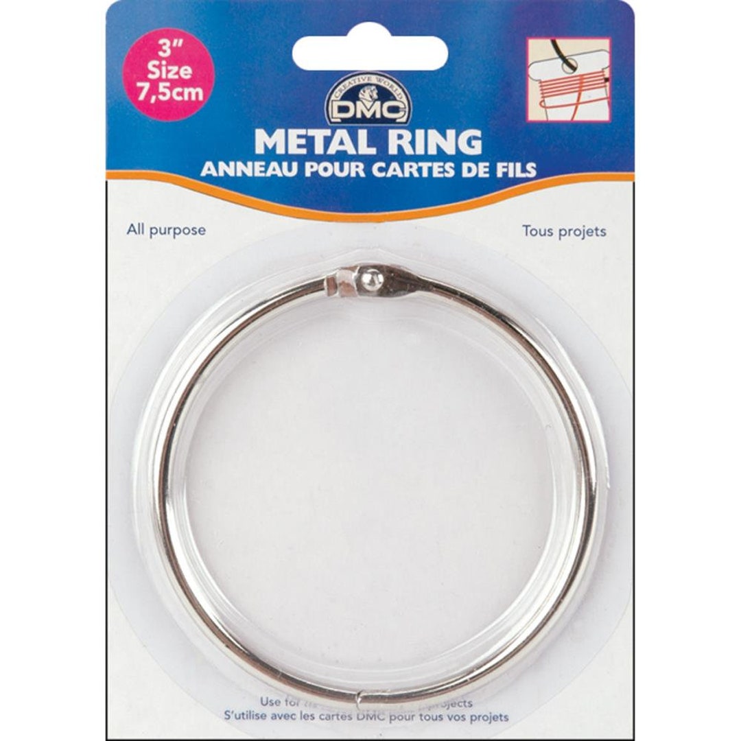 DMC Metal Rings 3" - Etsy