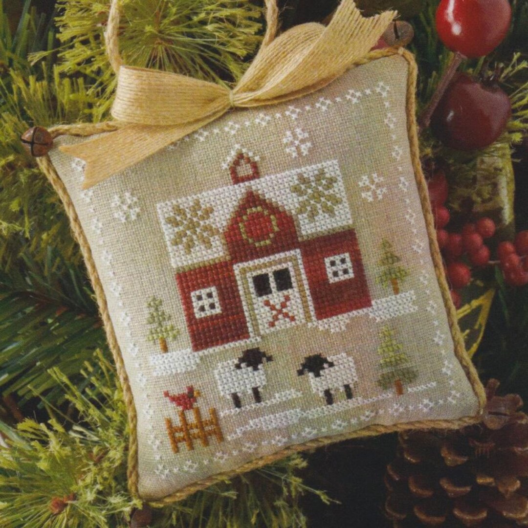 Little Red Barn by Little House Needleworks, Cross Stitch Pattern - Etsy