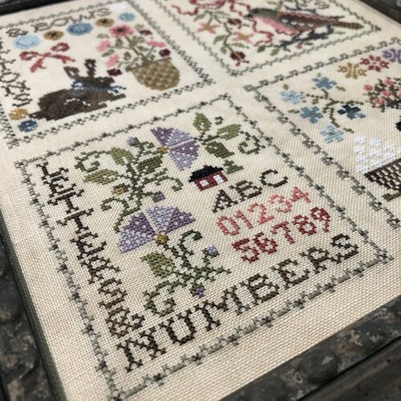 Sew Together 7 Letters and Numbers by Jeannette Douglas - Etsy