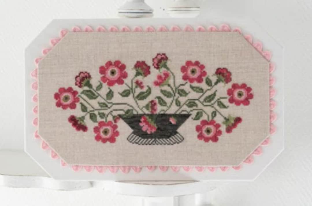 Bouquet Rose by Collection Tralala, Cross Stitch Pattern - Etsy