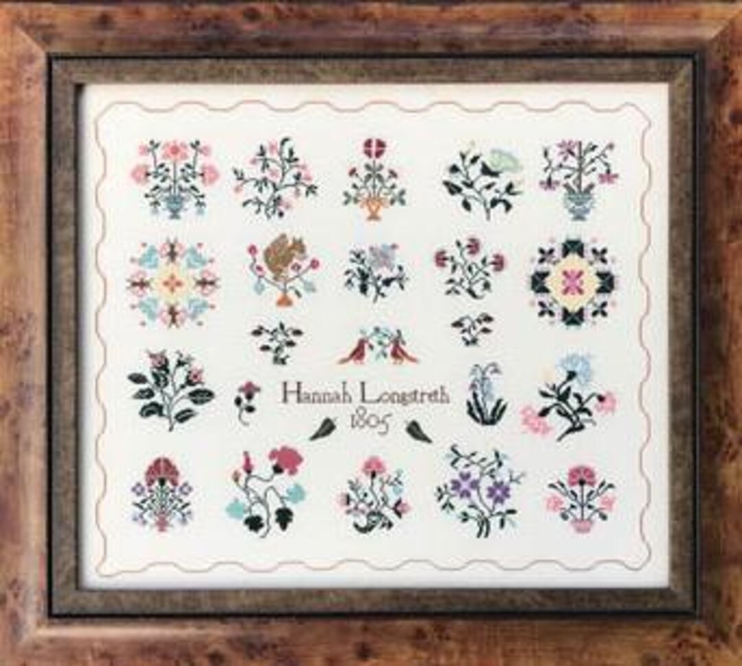 Hannah Longstreth 1805 by Queenstown Sampler Designs, Cross Stitch ...