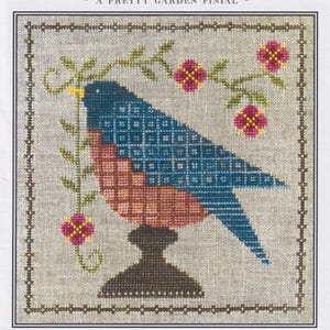 Bluebird Garden by Artful Offerings, Cross Stitch Pattern - Etsy