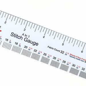 4 in 1 Cross Stitch Gauge #4529 - Etsy