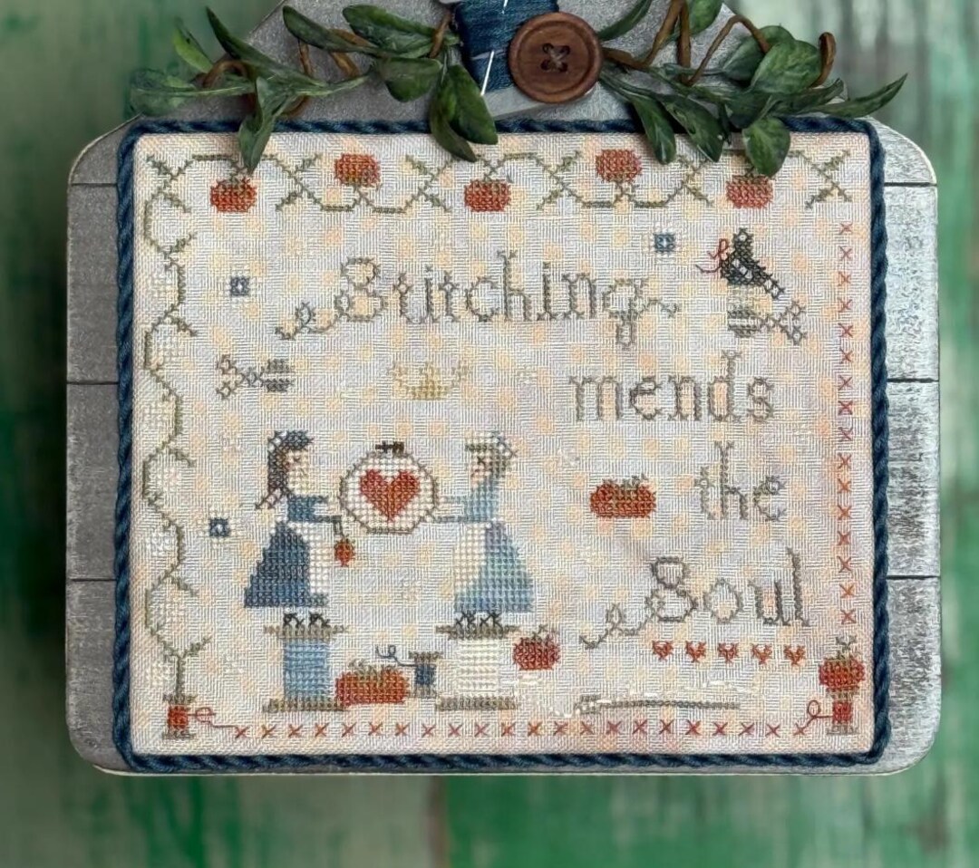 Stitching Mends the Soul by the Proper Stitcher, Cross Stitch Pattern ...