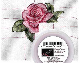 Cross Stitch Guide Line Grid Easy Count Guideline to Create a Grid on ...