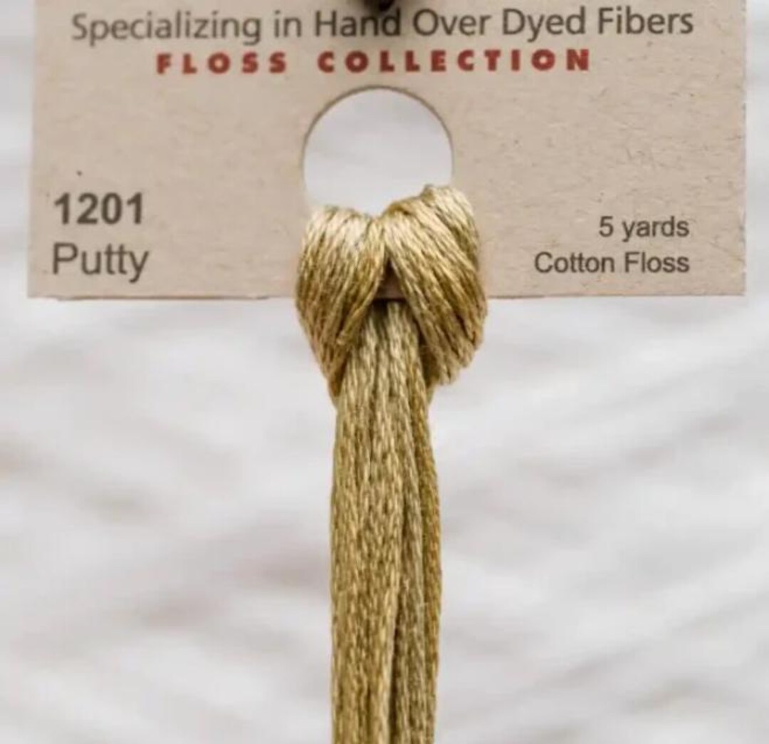 Putty Weeks Dye Works, Cross Stitch Floss - Etsy