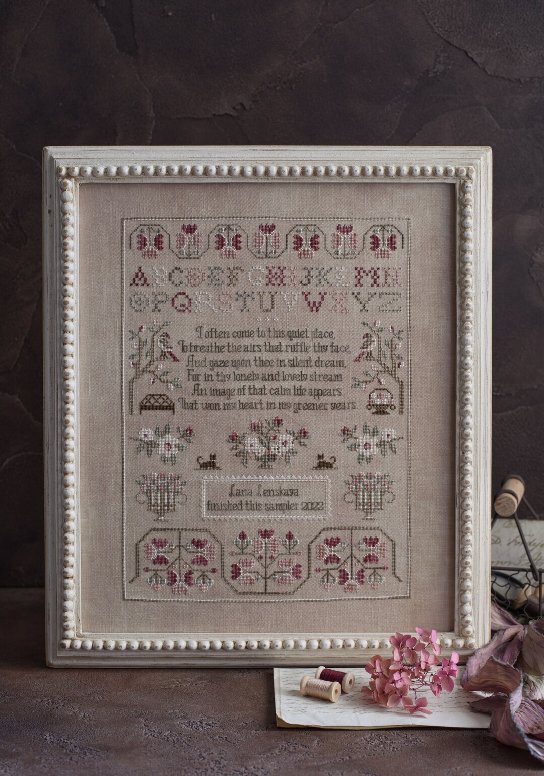 My Little Garden Sampler by Stitches Through the Years, Digital ...