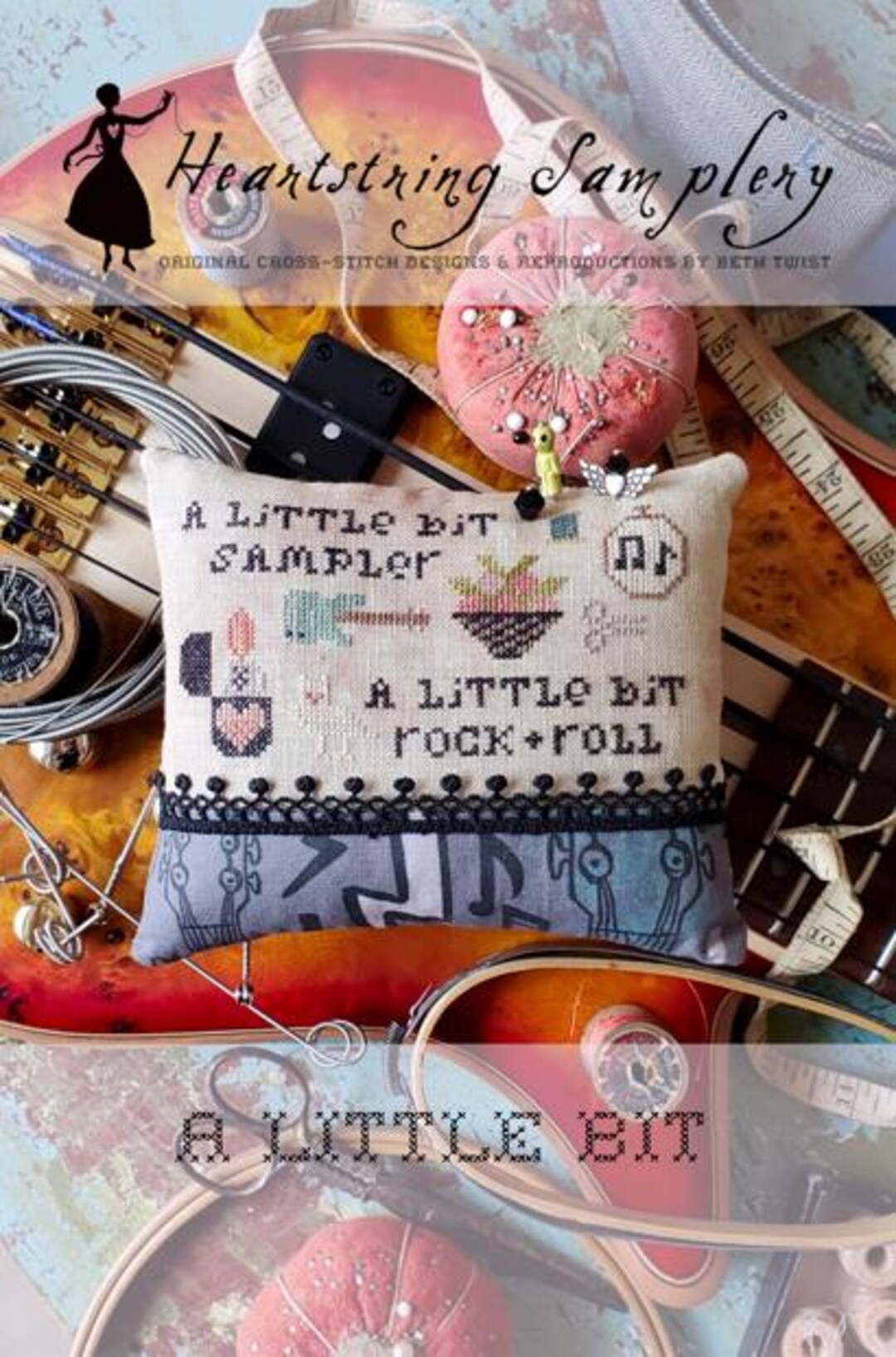 A Little Bit Cross Stitch Pattern by Heartstring Samplery - Etsy