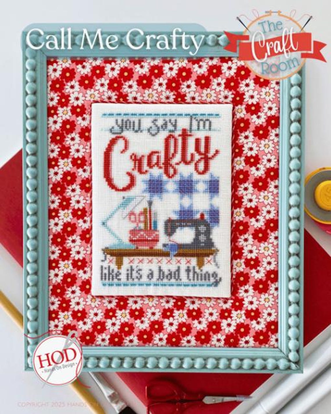 Call Me Crafty Cross Stitch Pattern by Hands on Design - Etsy
