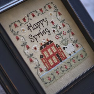 Happy Spring by Stitches Through the Years, Digital Download Pattern - Etsy