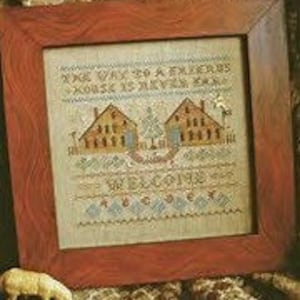 The Way to a Friend's House by Homespun Elegance, Cross Stitch Pattern ...