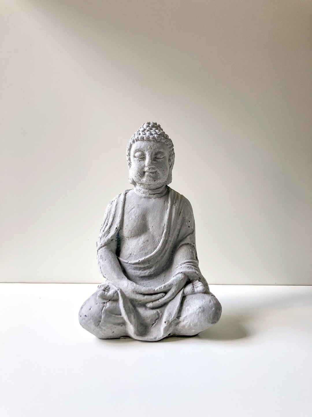 Buddha Figurine, Cement Buddha, Mini Buddha Statue, Meditating Buddha ...