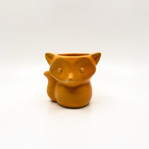 Fox Planter, Cute Planter, Fox Pot, Cute Pot, Fox Container, Orange Fox ...