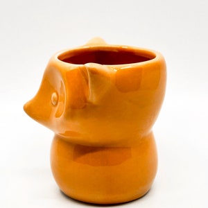 Fox Planter, Cute Planter, Fox Pot, Cute Pot, Fox Container, Orange Fox ...