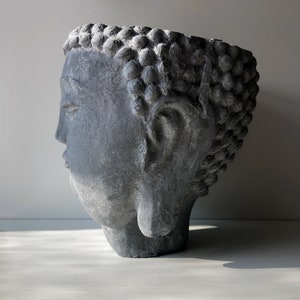 Buddha Planter, Buddha Pot, Buddha Head Planter, Head Vase, Face ...