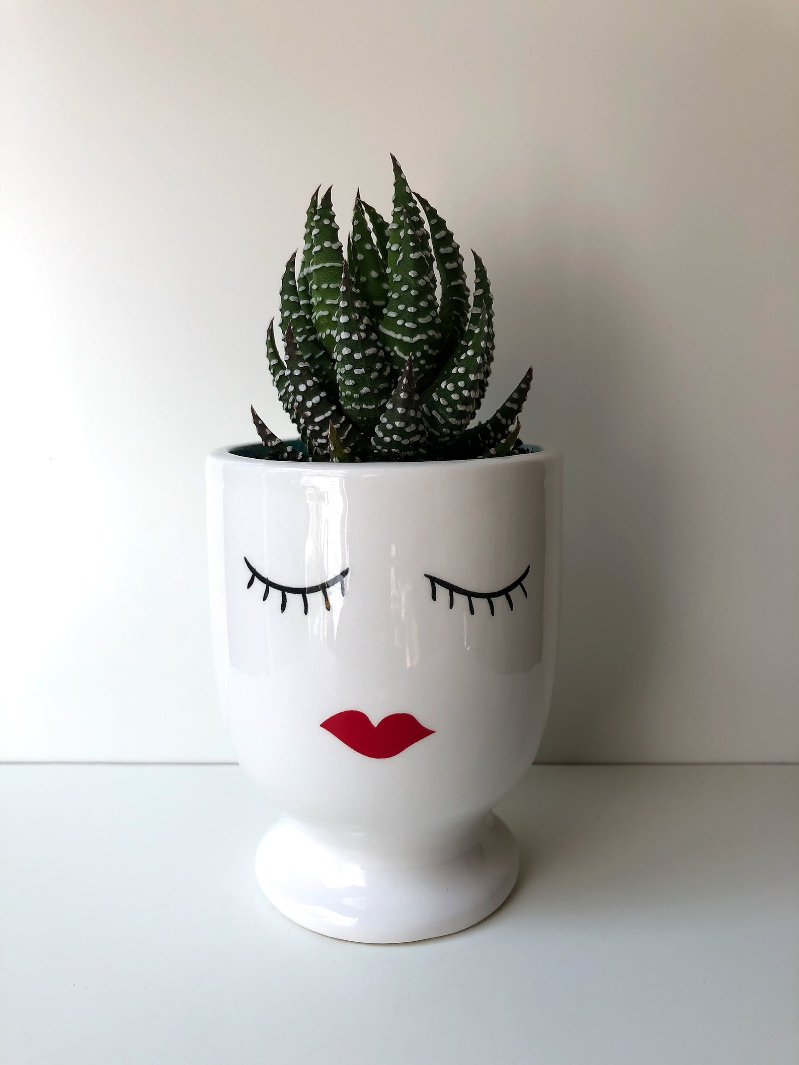Lady Head Pot Lady Head Planter Face Pot Face Planter - Etsy