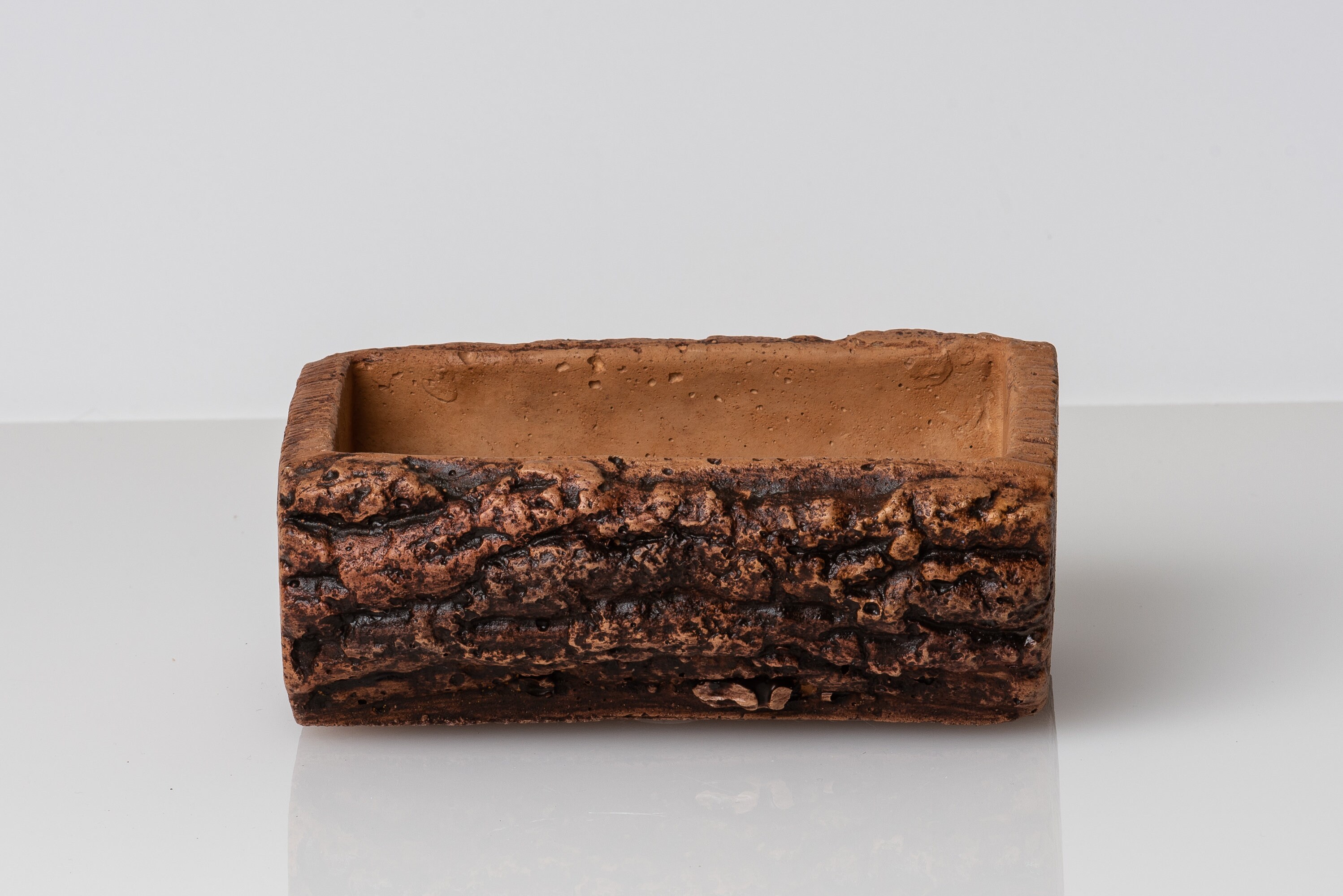 Yule Log Pot Yule Log Planter Log Pot Log Planter - Etsy