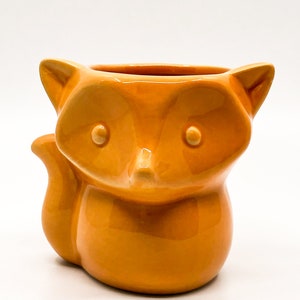 Fox Planter, Cute Planter, Fox Pot, Cute Pot, Fox Container, Orange Fox ...