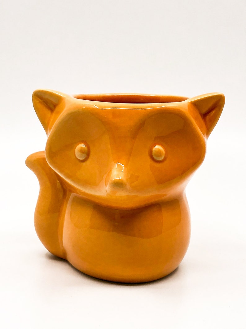 Fox Planter, Cute Planter, Fox Pot, Cute Pot, Fox Container, Orange Fox ...